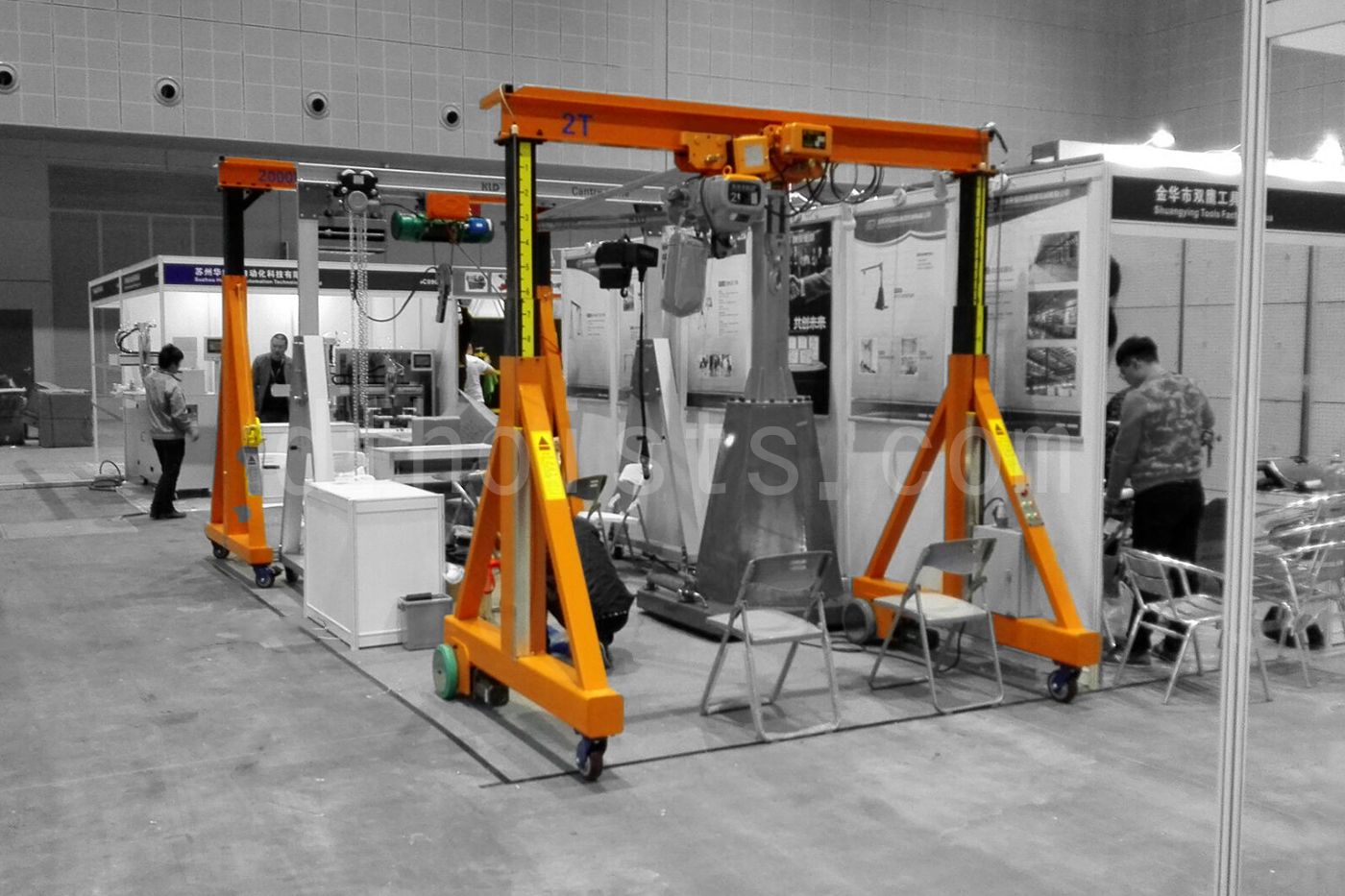 FEM Standard Manual Portal Cranes Manufacturer | Dafang Crane