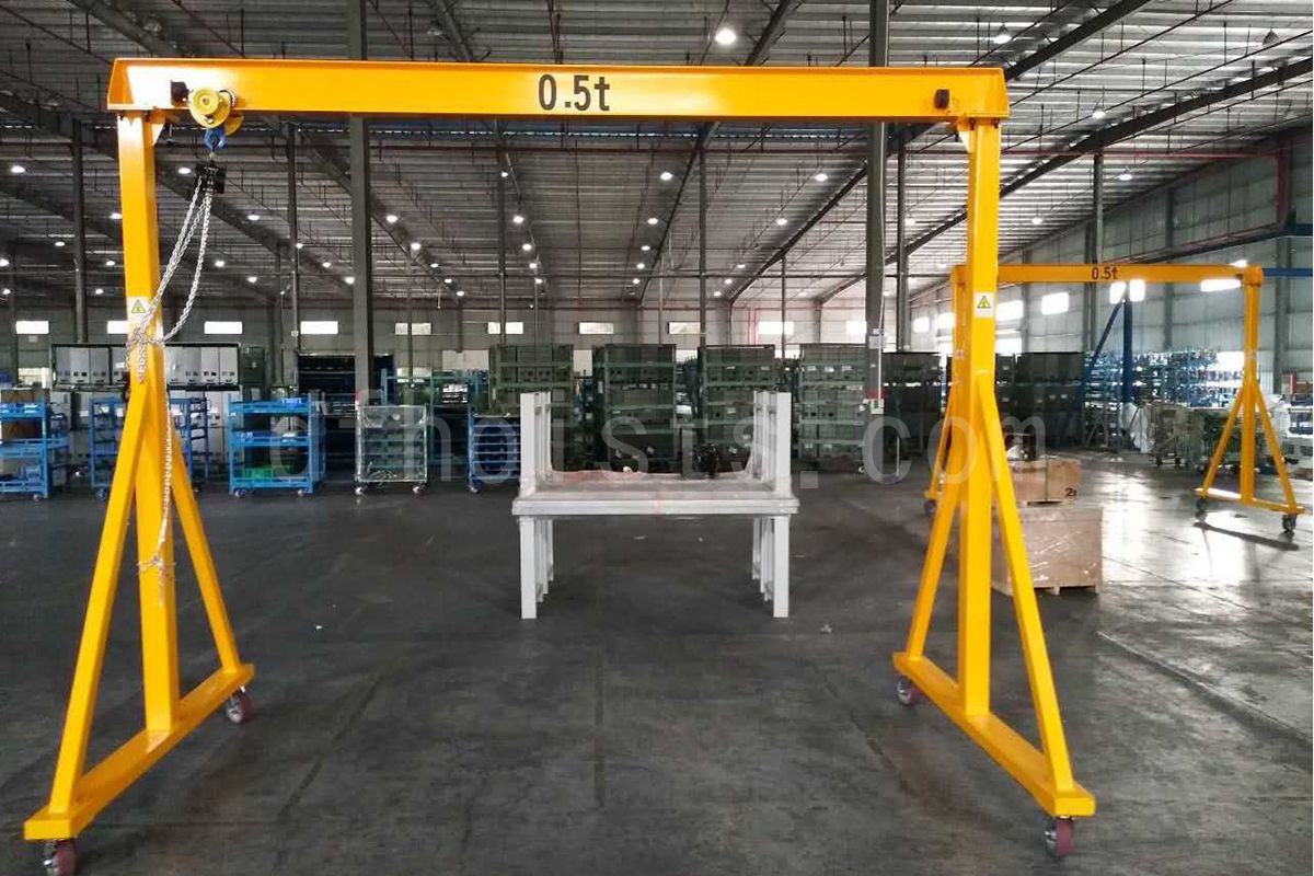 FEM Standard Manual Portal Cranes Manufacturer | Dafang Crane