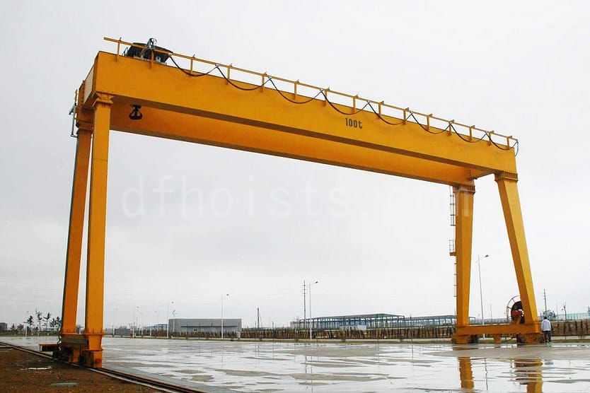 FEM Standard Double Girder Gantry Cranes Manufacturer | DFHOIST