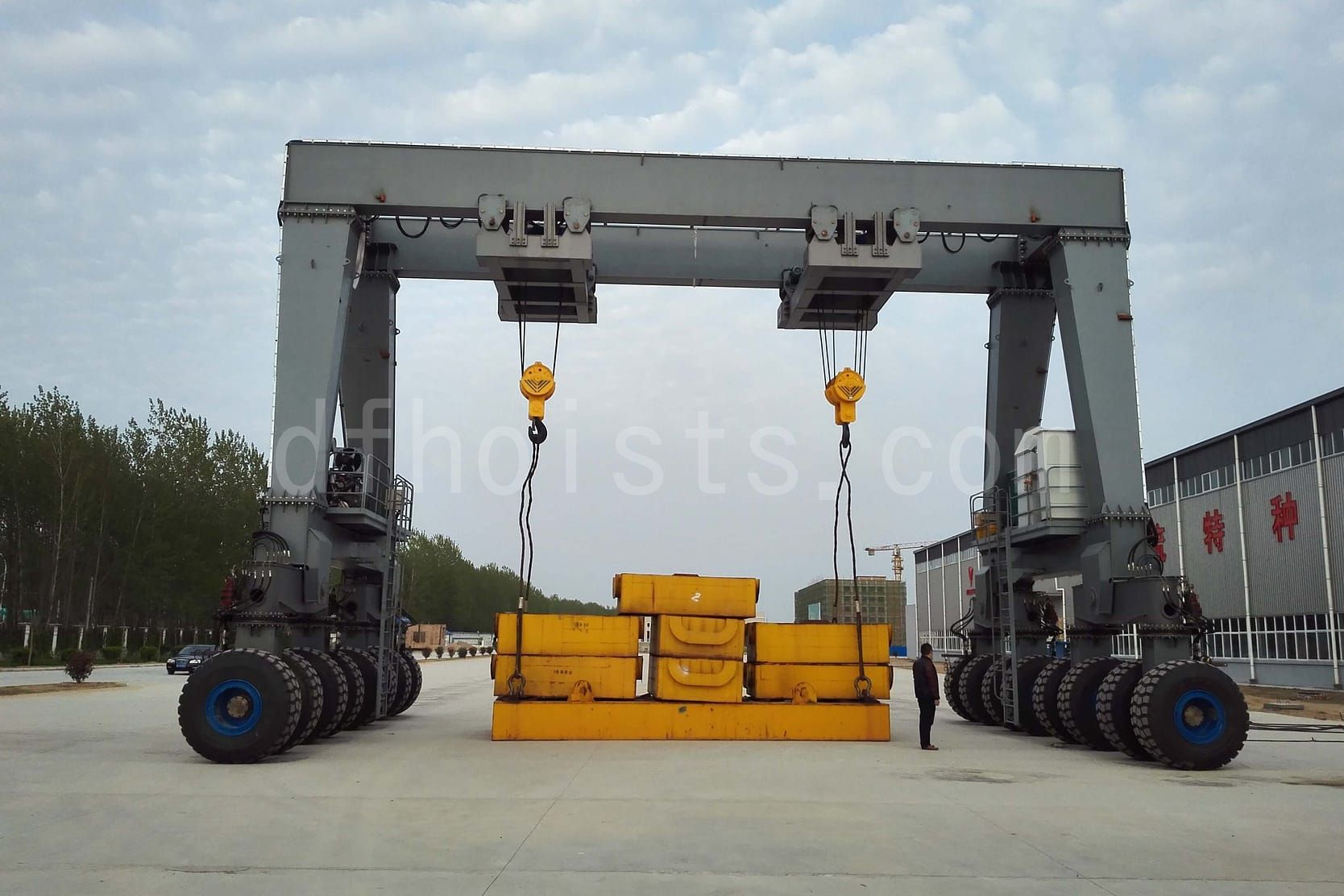 FEM Standard Rubber Tyre Gantry Cranes Manufacturer | Dafang Crane